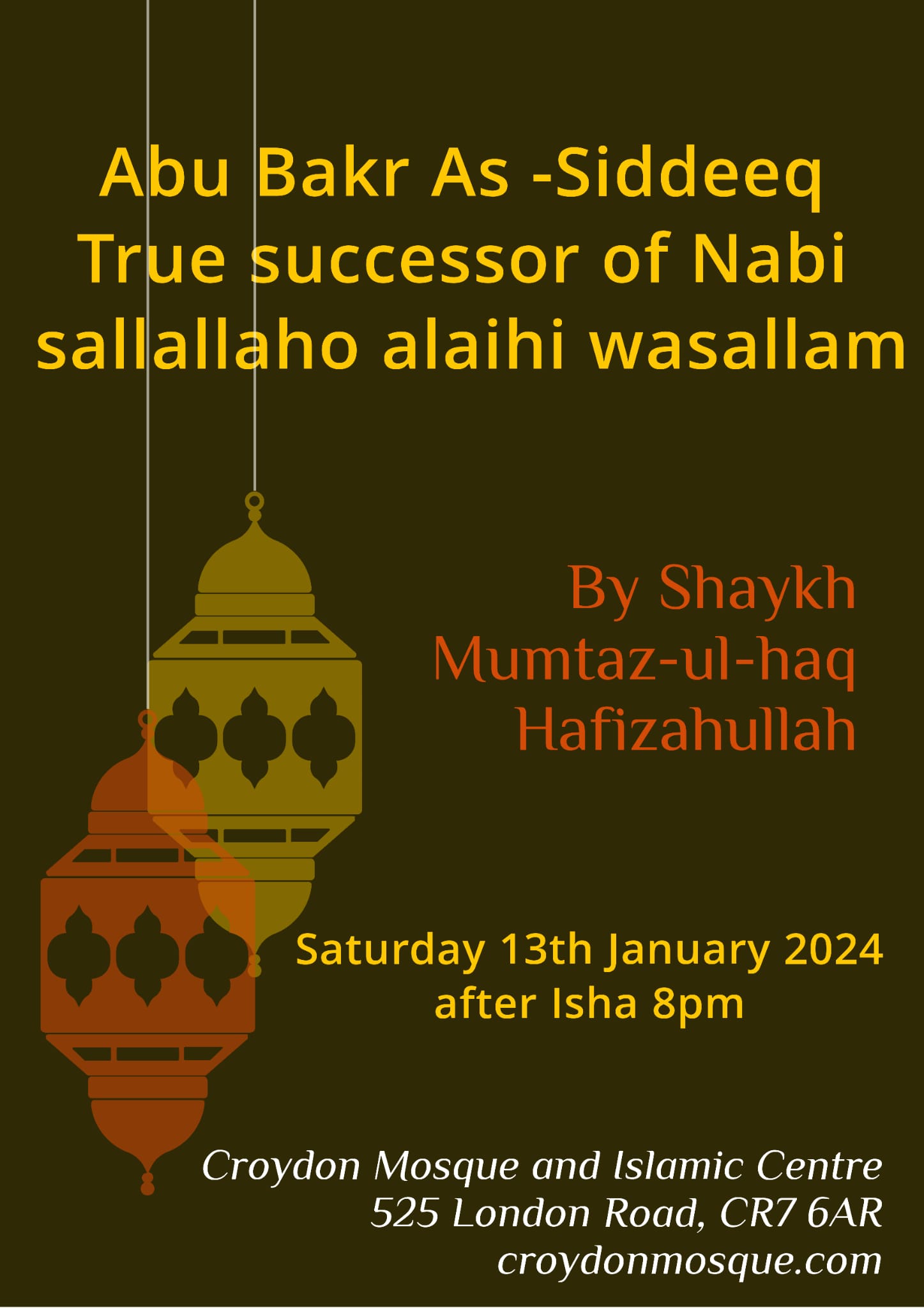 Croydon Mosque & Islamic Centre